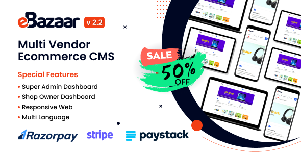 Multi Vendor eCommerce PHP Scripts from CodeCanyon